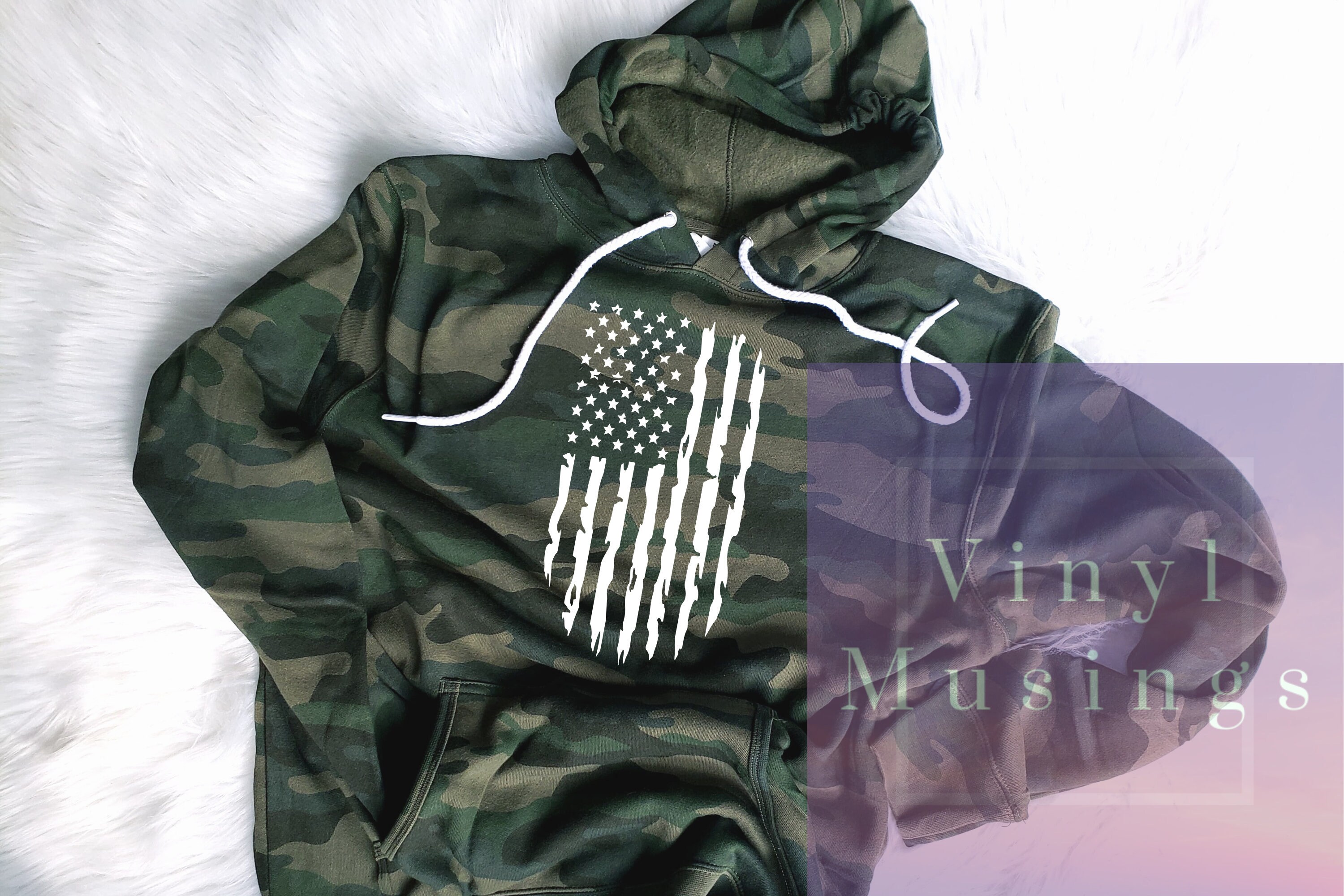 American Flag Camo Hoodie Flag Sweatshirt Gift for Him | Etsy
