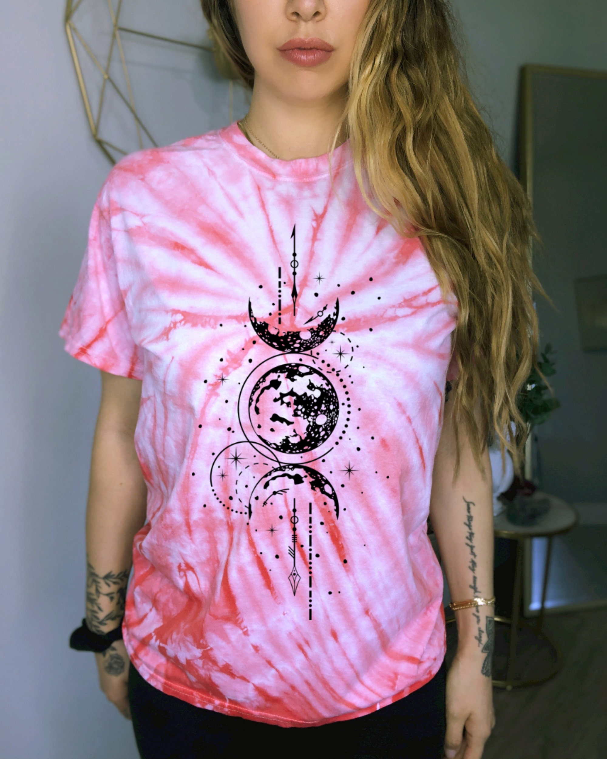 Mystical Moon Shirt Mystical Shirt Moon phases shirt Crescent | Etsy