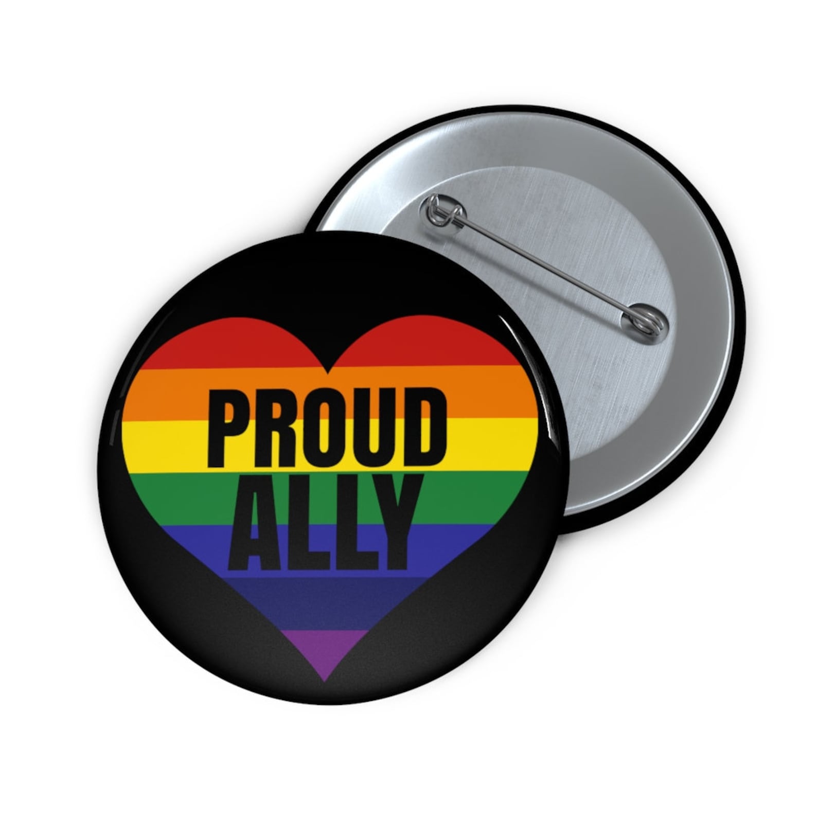 Proud Ally LGBTQ Ally pin Gay Pride LGBTQ pin Pride pin | Etsy