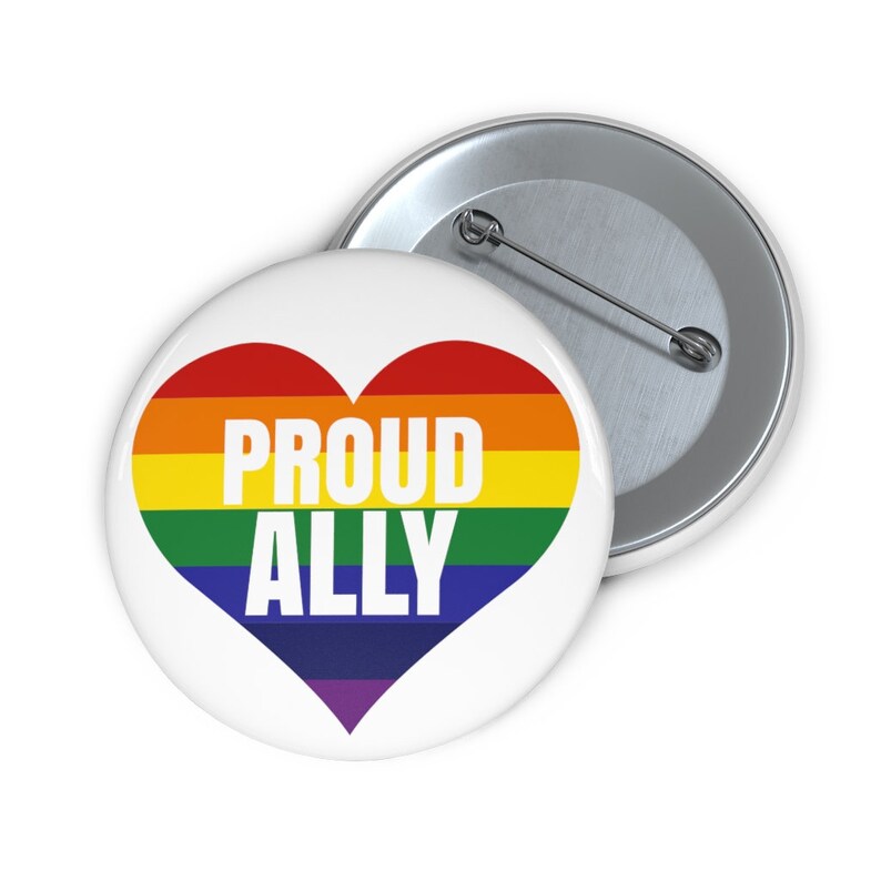 Proud Ally LGBTQ Ally pin Gay Pride LGBTQ pin Pride pin | Etsy