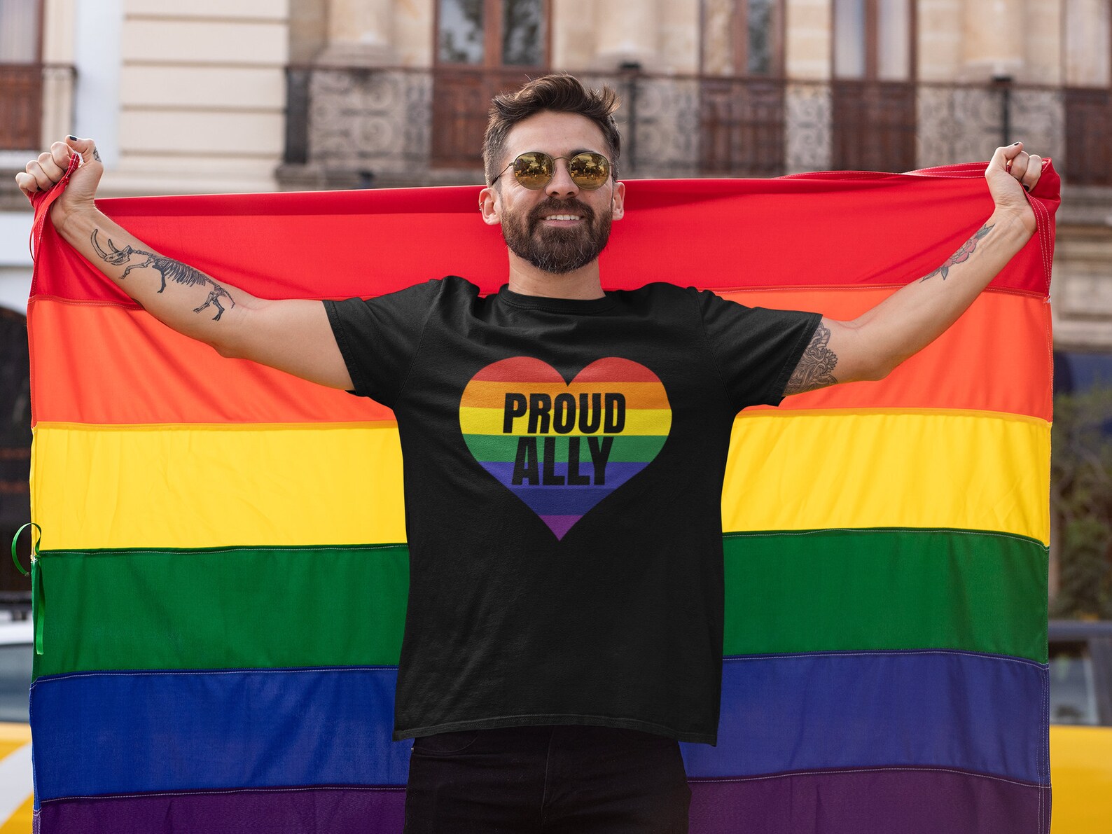 Proud Ally LGBTQ Ally Tee Shirt Gay Pride LGBTQ Shirt Pride - Etsy