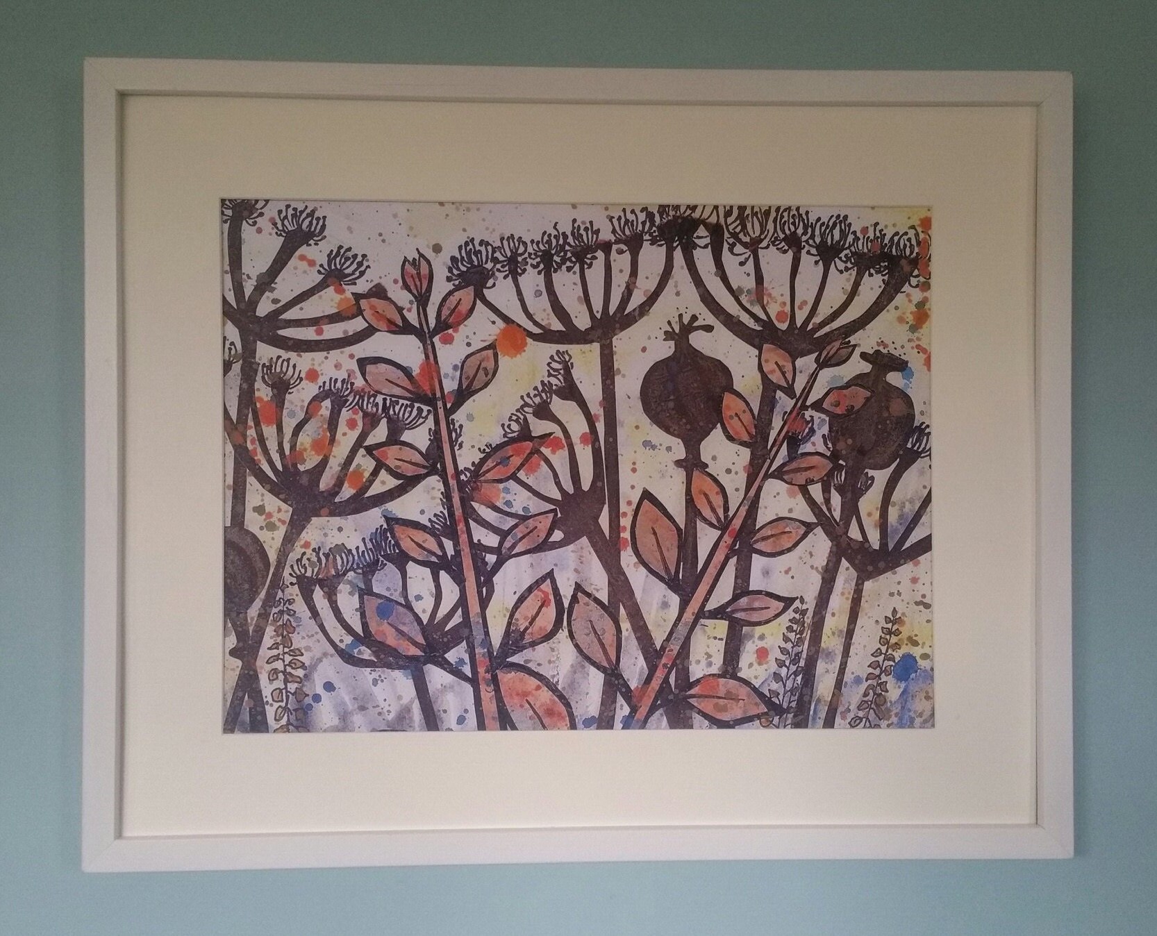 Seedhead Collage Art Print – Abstract Botanical Artwork - Etsy