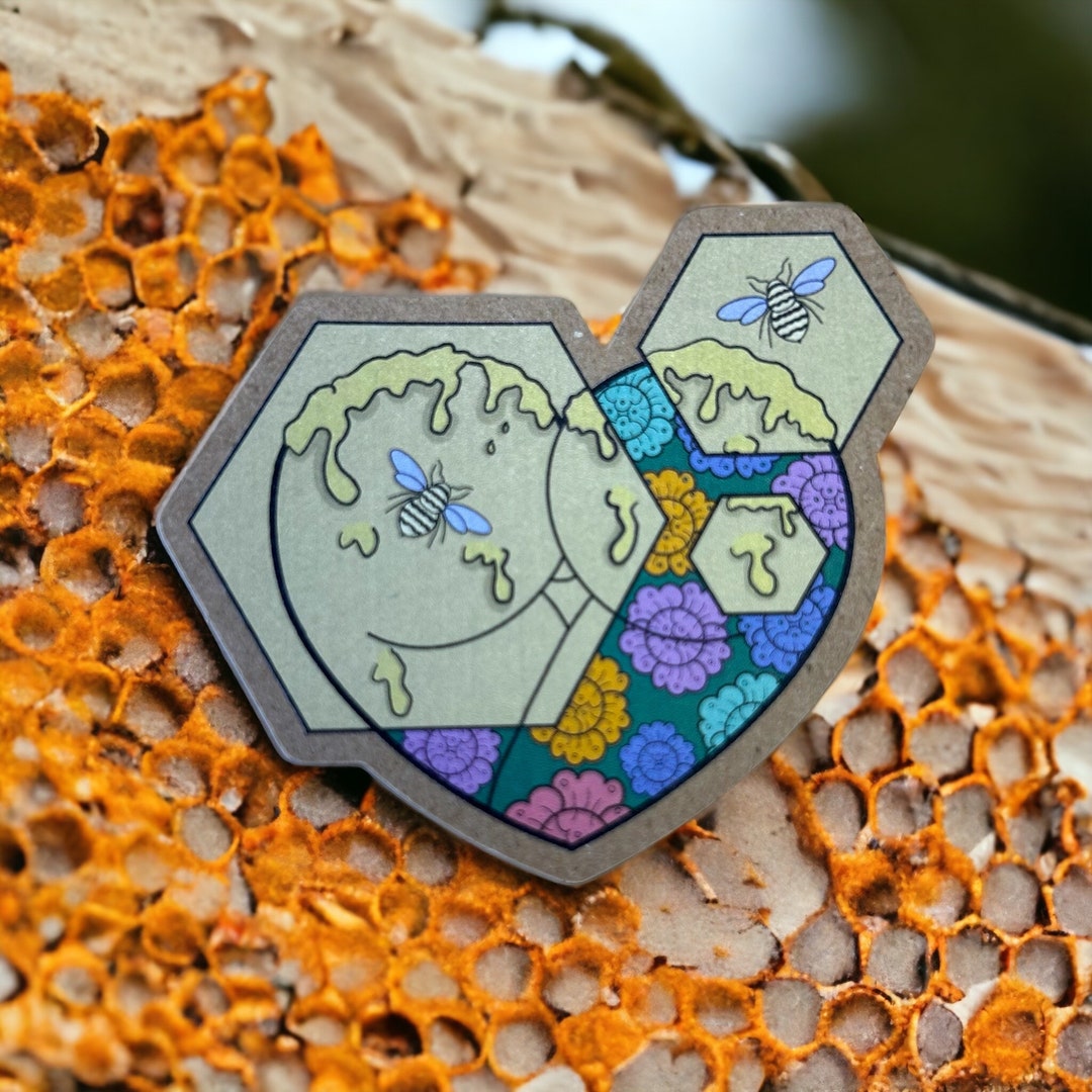 Honey Bun Booty Heart Vinyl Sticker - Etsy