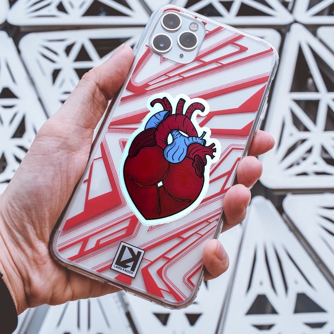 Anatomical Booty Heart Sticker - Etsy