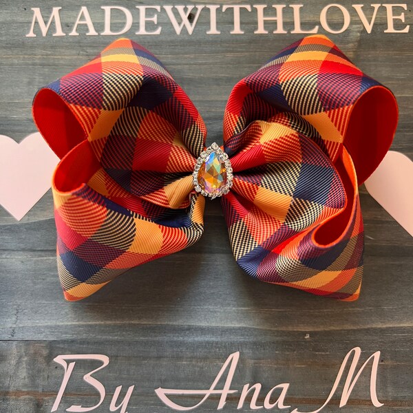 Fall Hair Bow - Etsy