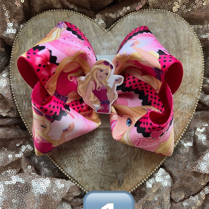 Barbie Hair Bow - Etsy