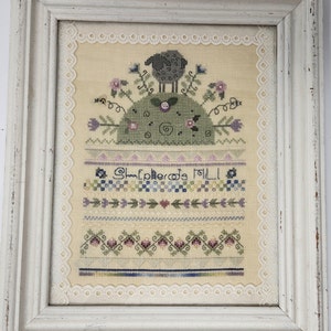 Shepherd's Bush Cross-stitched FRAMED SHEPHERD'S HILL on 36 Count ...