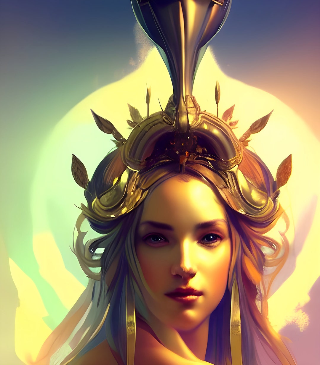 Mystical Goddess Art, Divine Mother, Design, Printable Art Download ...
