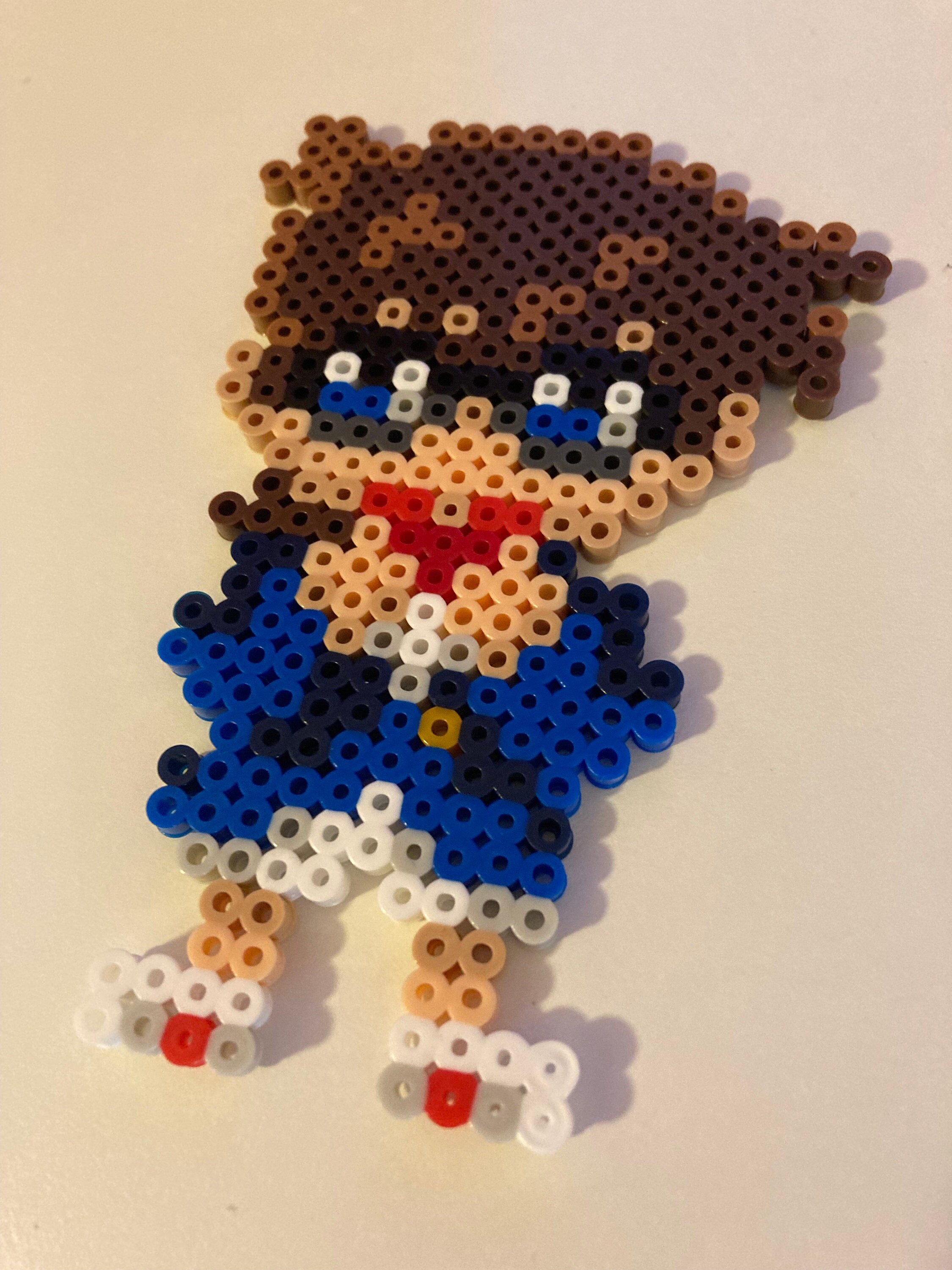 Conan Edogawa/mori Kogoro (detective Conan) Perler / Pixel Bead Art - Etsy