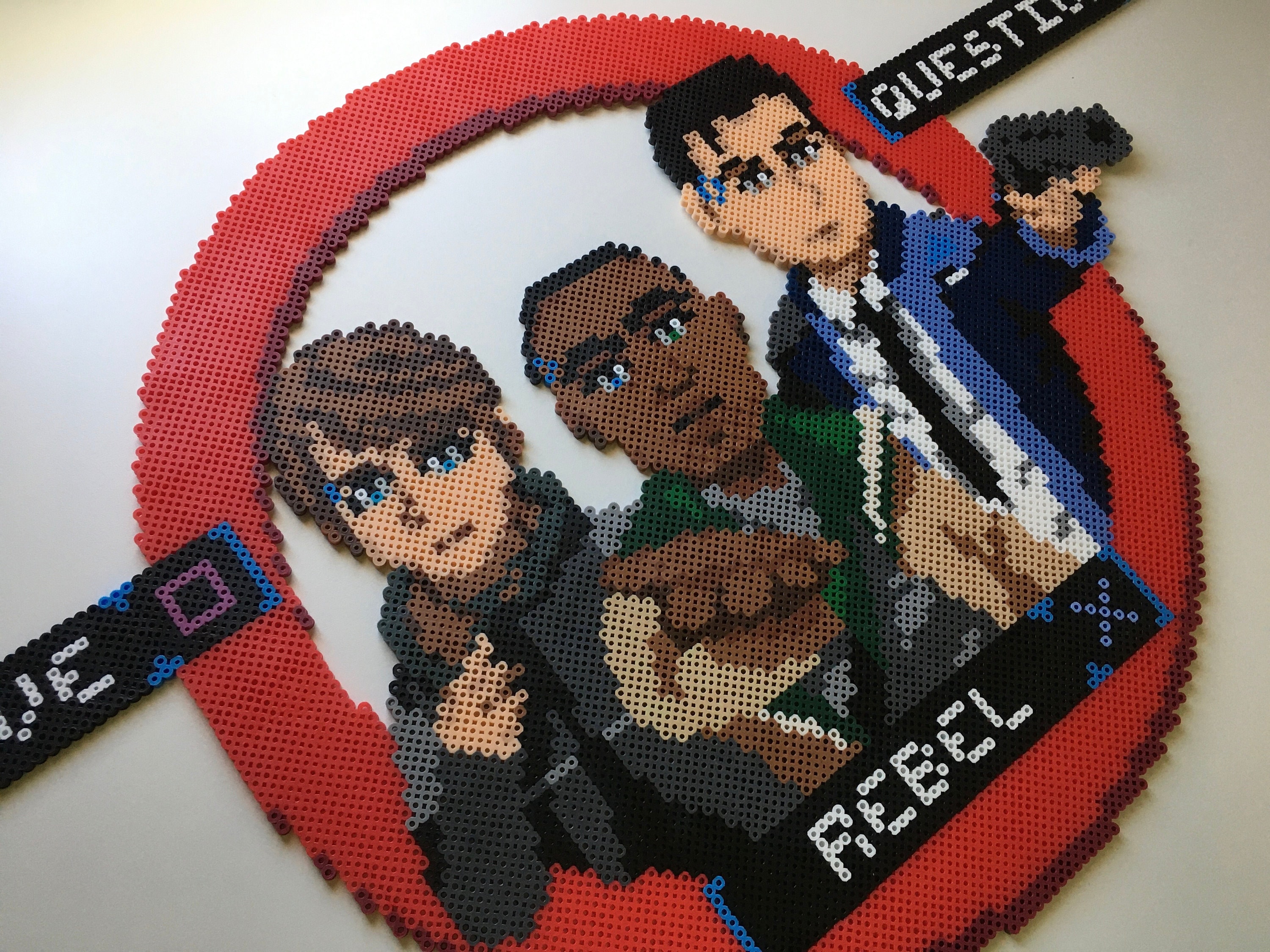 Perler Bead Human Perler People Etsy