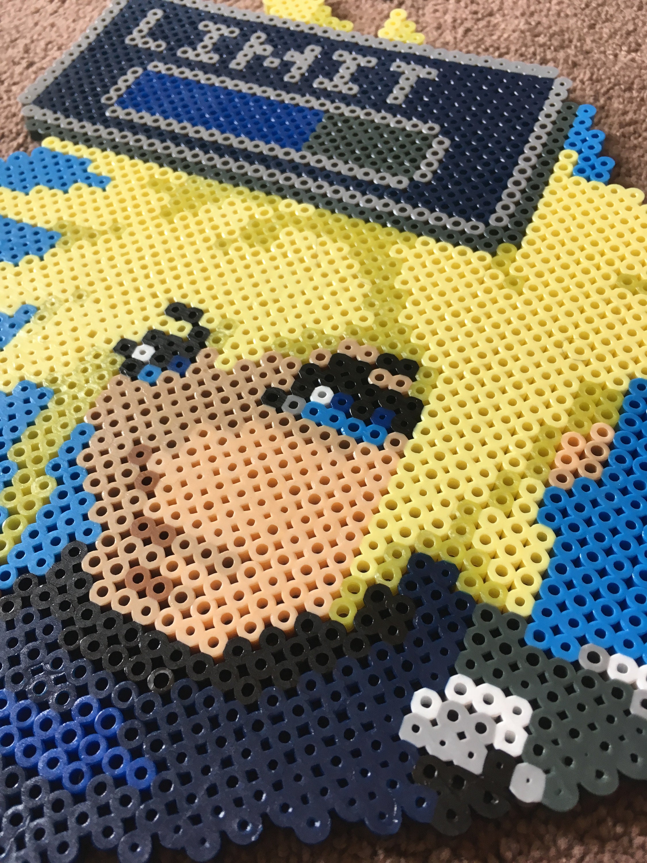Cloud Strife smash Bros. Perler / Pixel Bead Art - Etsy Australia