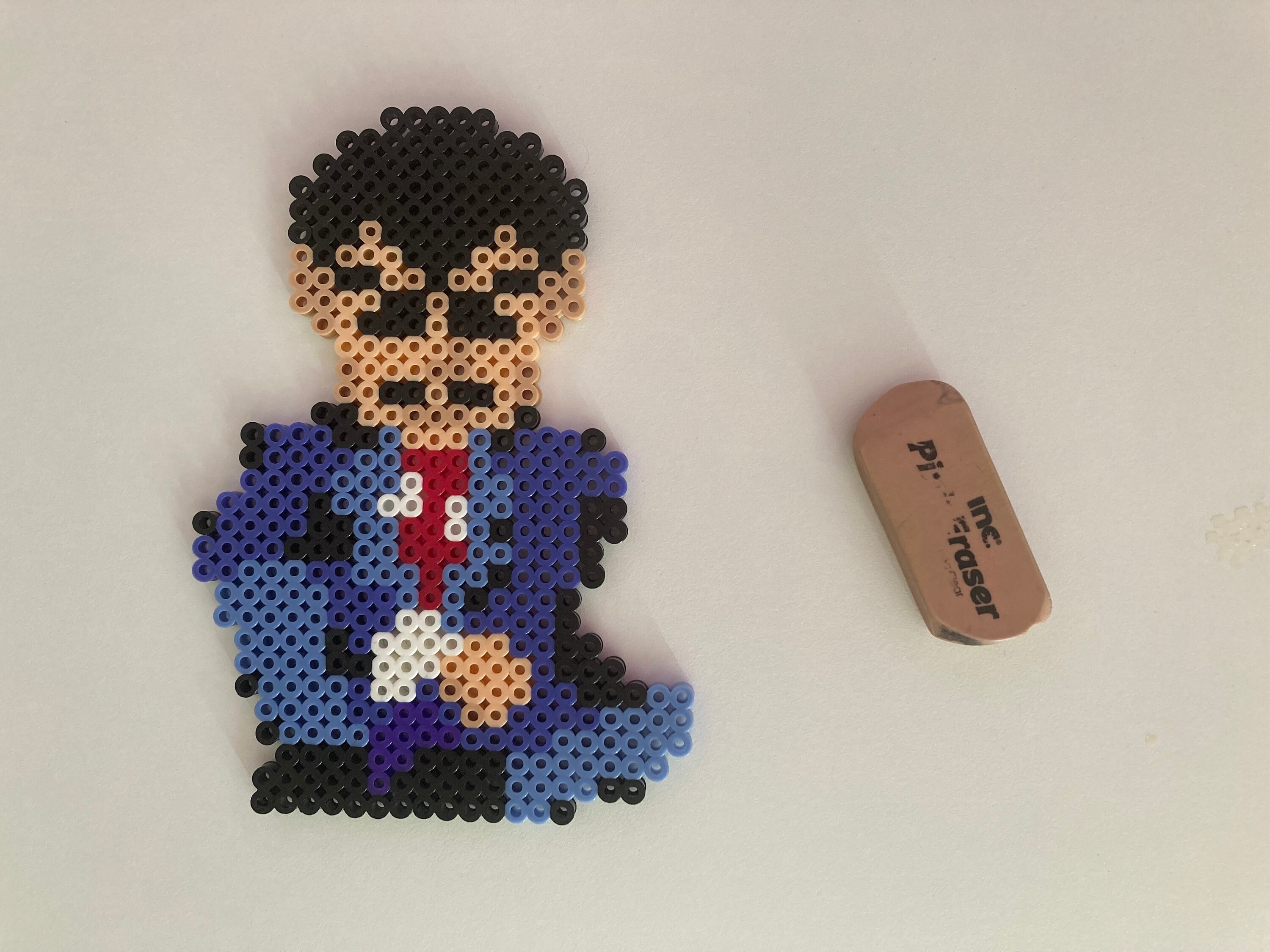 Conan Edogawa/mori Kogoro (detective Conan) Perler / Pixel Bead Art - Etsy