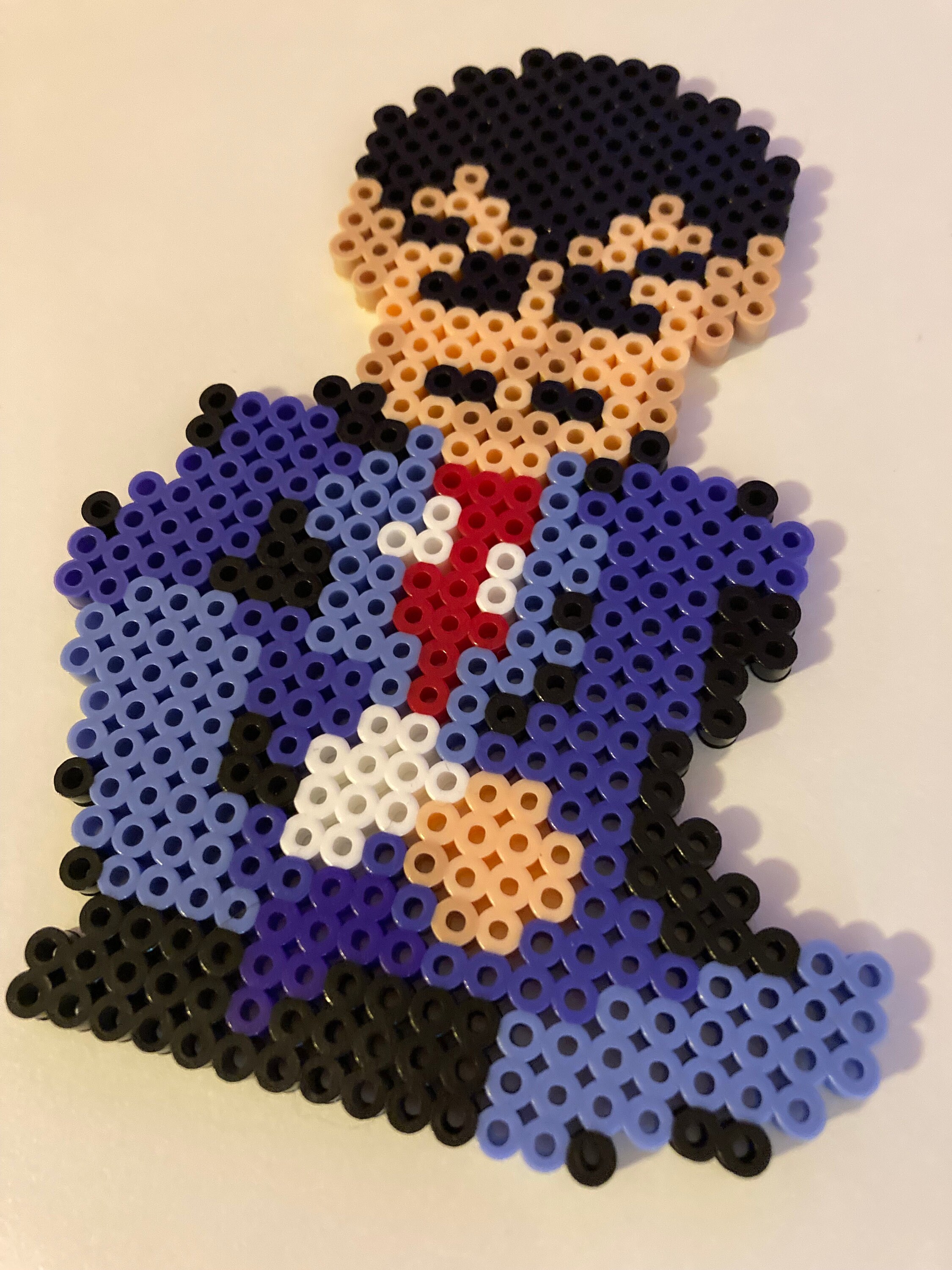 Conan Edogawa/mori Kogoro (detective Conan) Perler / Pixel Bead Art - Etsy
