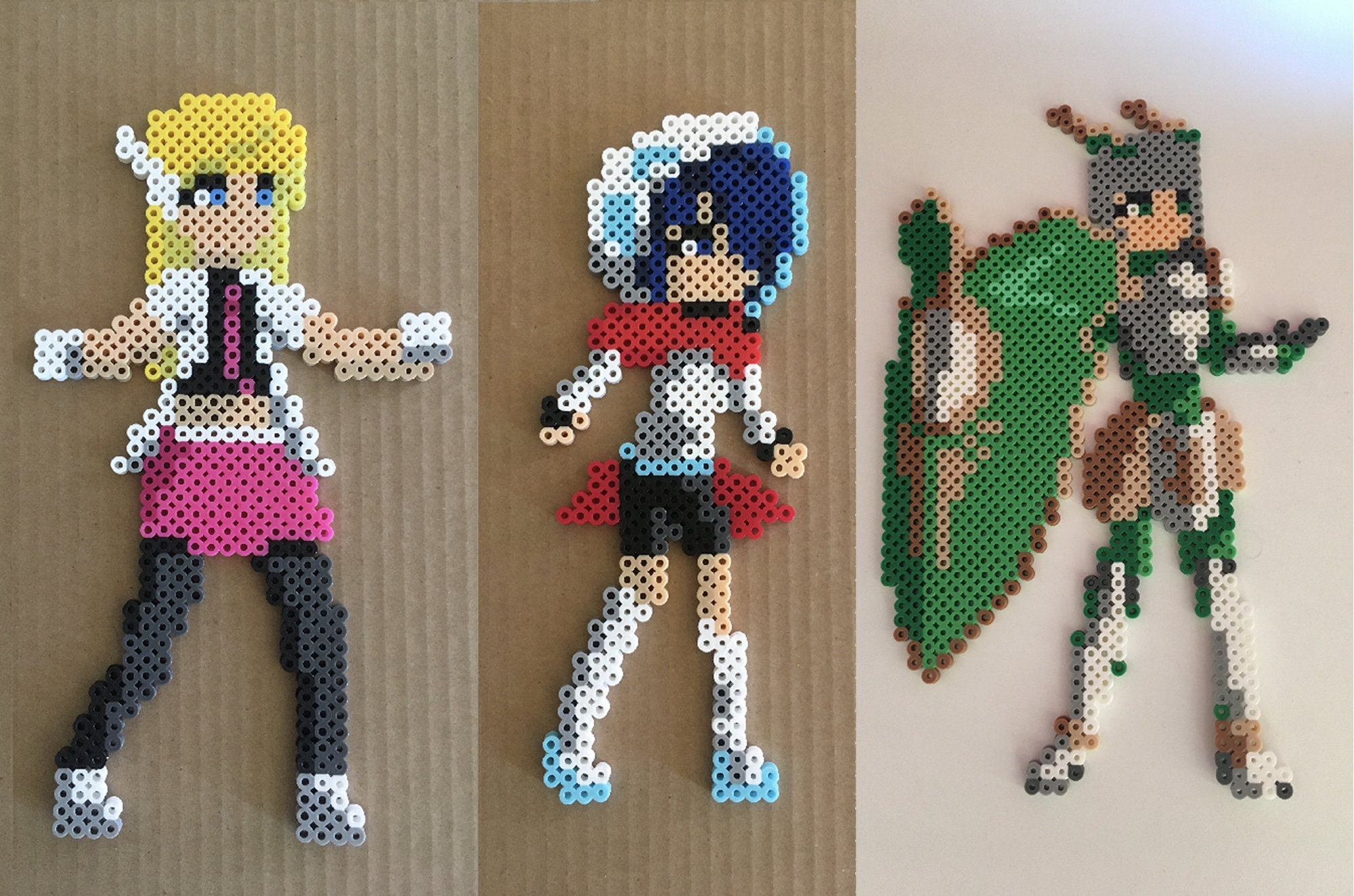Saffron, Selicy, and Reva (one Step From Eden) Perler / Pixel Bead Art ...