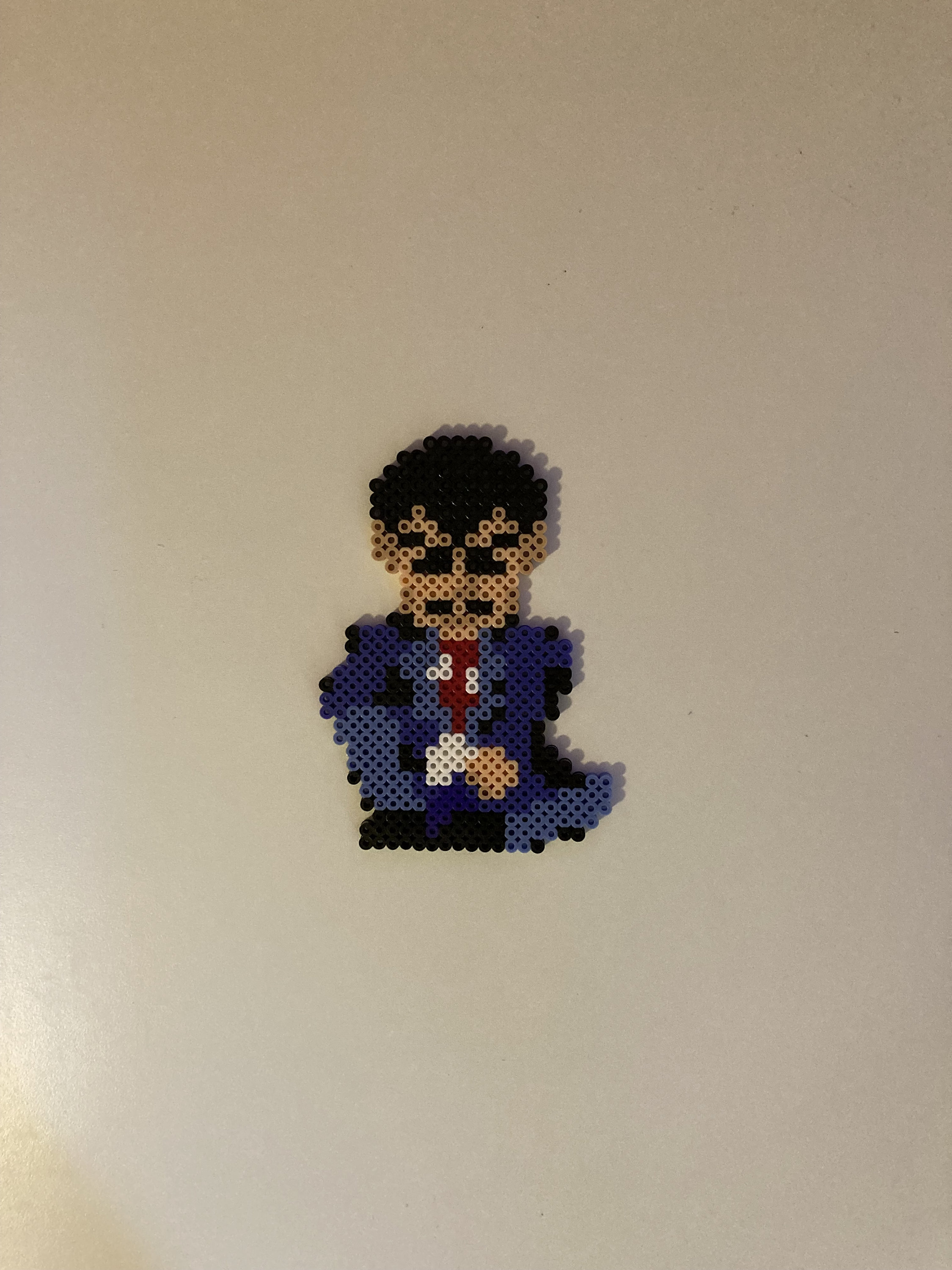 Conan Edogawa/mori Kogoro detective Conan Perler / Pixel Bead Art - Etsy