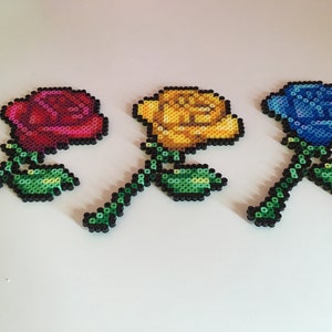 Maplestory Rose Perler / Pixel Bead Art - Etsy