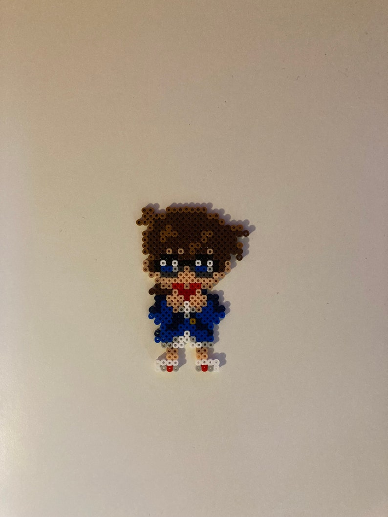Conan Edogawa/mori Kogoro (detective Conan) Perler / Pixel Bead Art - Etsy