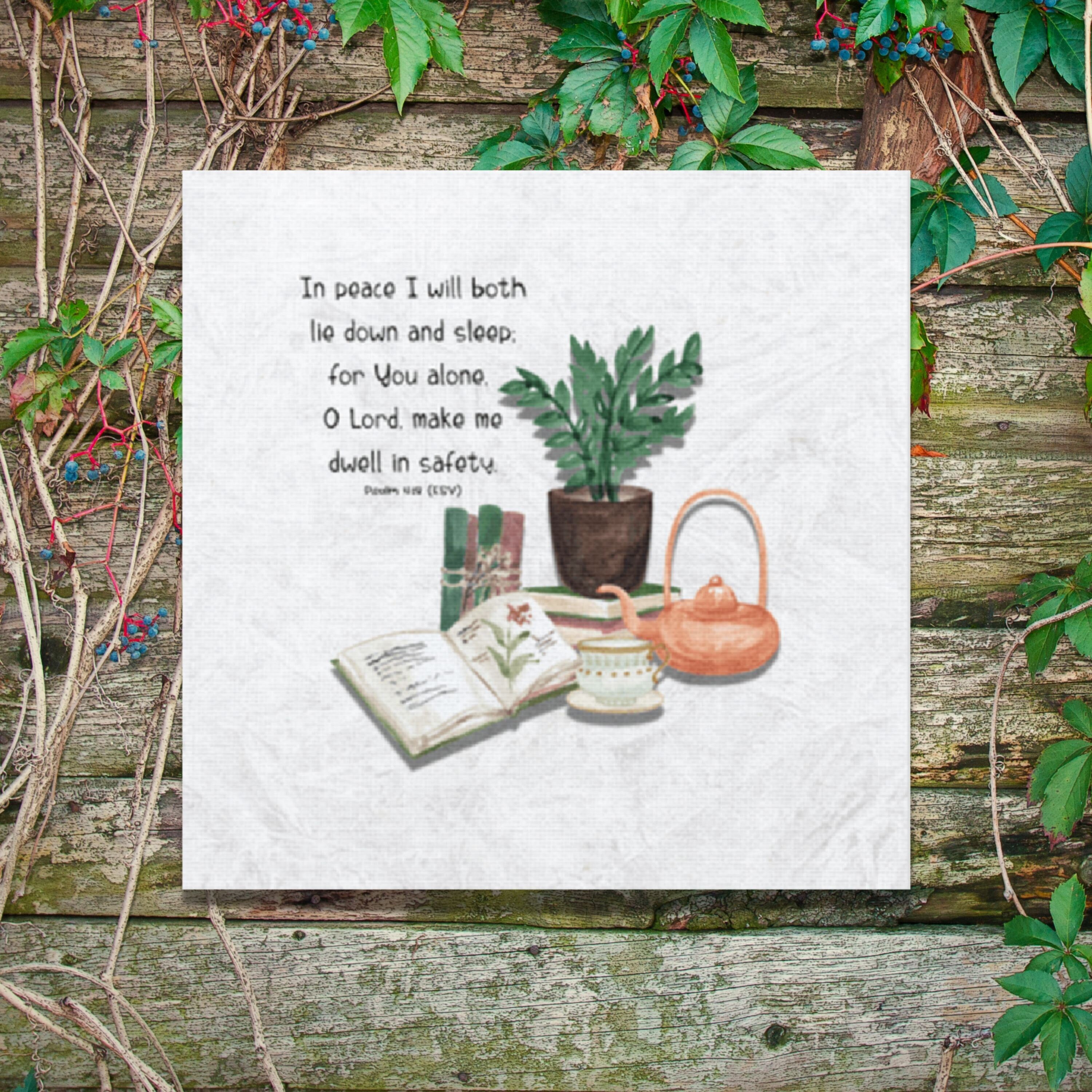 Cottagecore Wall Art, Cottagecore Wall Decor, Bible Verse Canvas ...