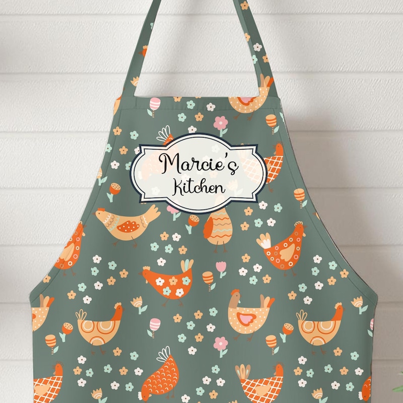 Chicken Kitchen Apron - Etsy