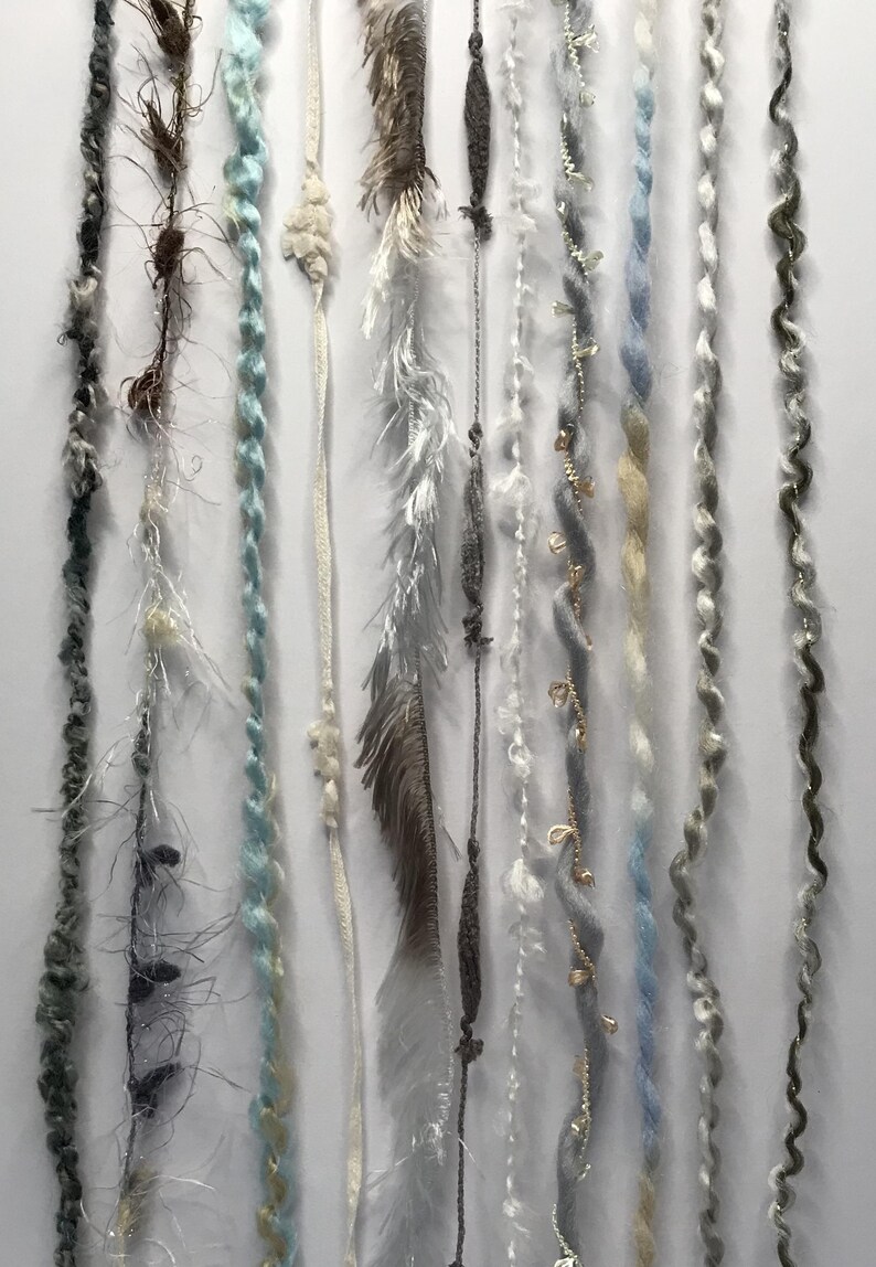 Storm Clouds Gather Fiber/yarn Sample Bundle 22-yards for Weaving ...
