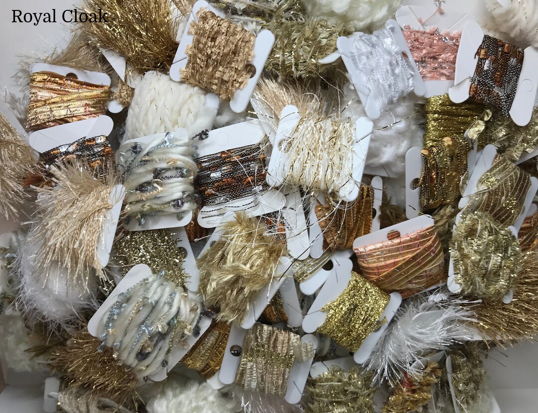 Bijou Bag A Royal Cloak-25 Color-coordinated Yarn Samples 50-yards for ...