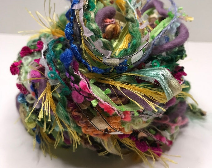 Last One! Summer Bouquet Mixed Fiber/yarn Sample Bundle 24yds for ...