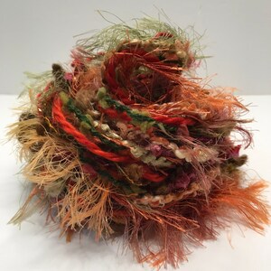Fall Foliage Mixed Fiber/yarn Sample Bundle 18-yds for Journals, Gift ...