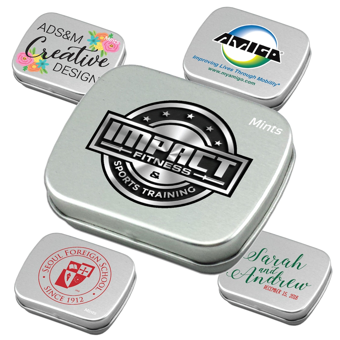 Personalized Mint Tins With Direct Print Full Color (not a Sticker ...