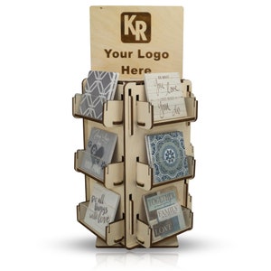 Coaster Display | Small Products Display | Countertop Display - Etsy