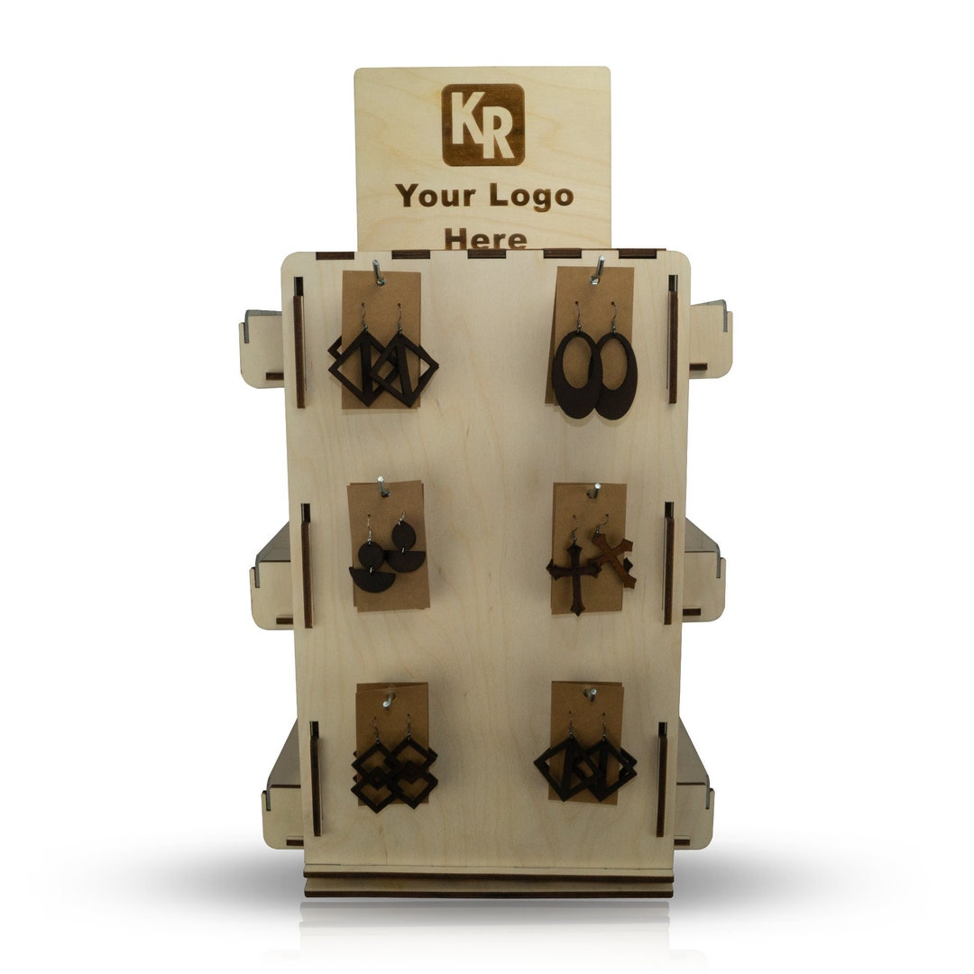 Earring Display Stand | Rotating Display | Earring Display Rack - Etsy
