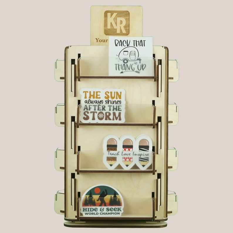 Sticker Display Stand 12 Shelf - Etsy