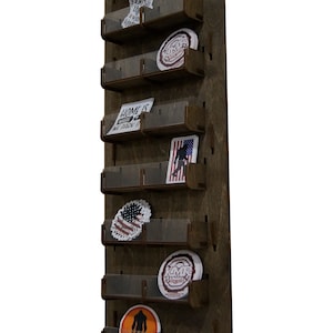 Wooden Wall Sticker Display | Sticker Display | Wall Shelving - Etsy