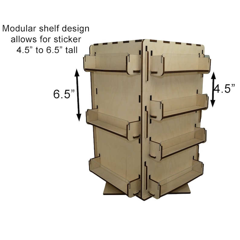 Wooden Post Card Display Post Card Display Rotating - Etsy