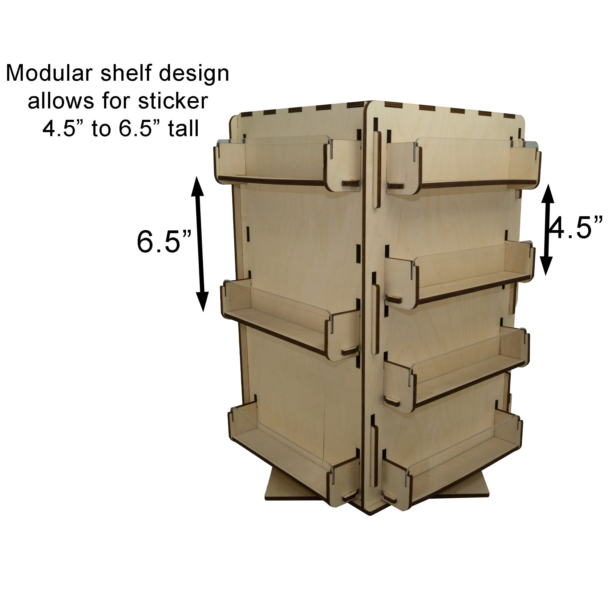 Sticker Display Stand Rotating Display Sticker Display - Etsy