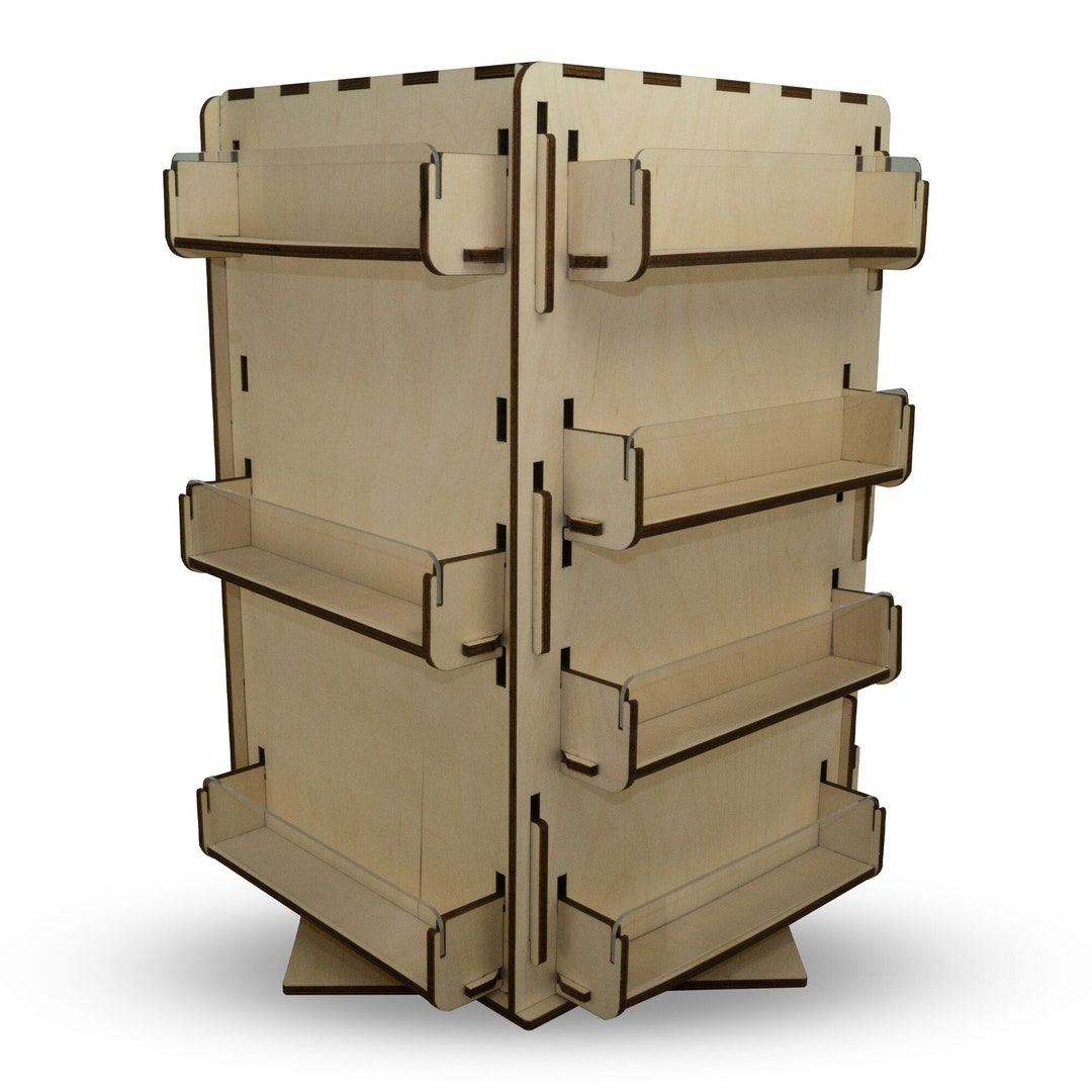 Wooden Post Card Display | Post Card Display | Rotating Display - Etsy