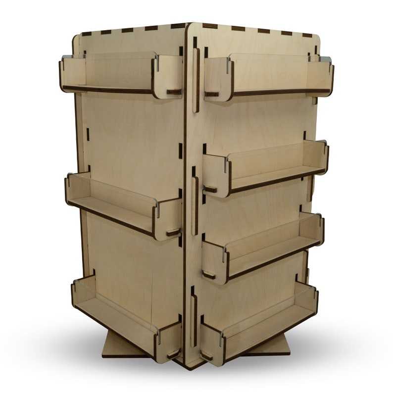 Wooden Post Card Display Post Card Display Rotating - Etsy