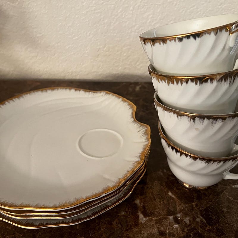 Snack Plates With Tea Cup - Etsy
