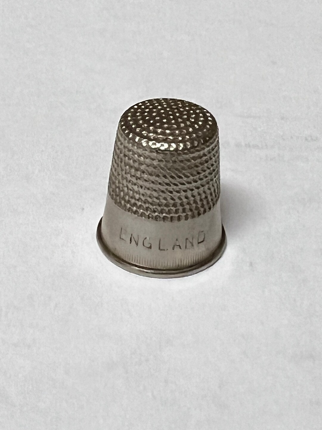 Vintage England 12 Thimble Souvenir Collectible Silver Looking - Etsy