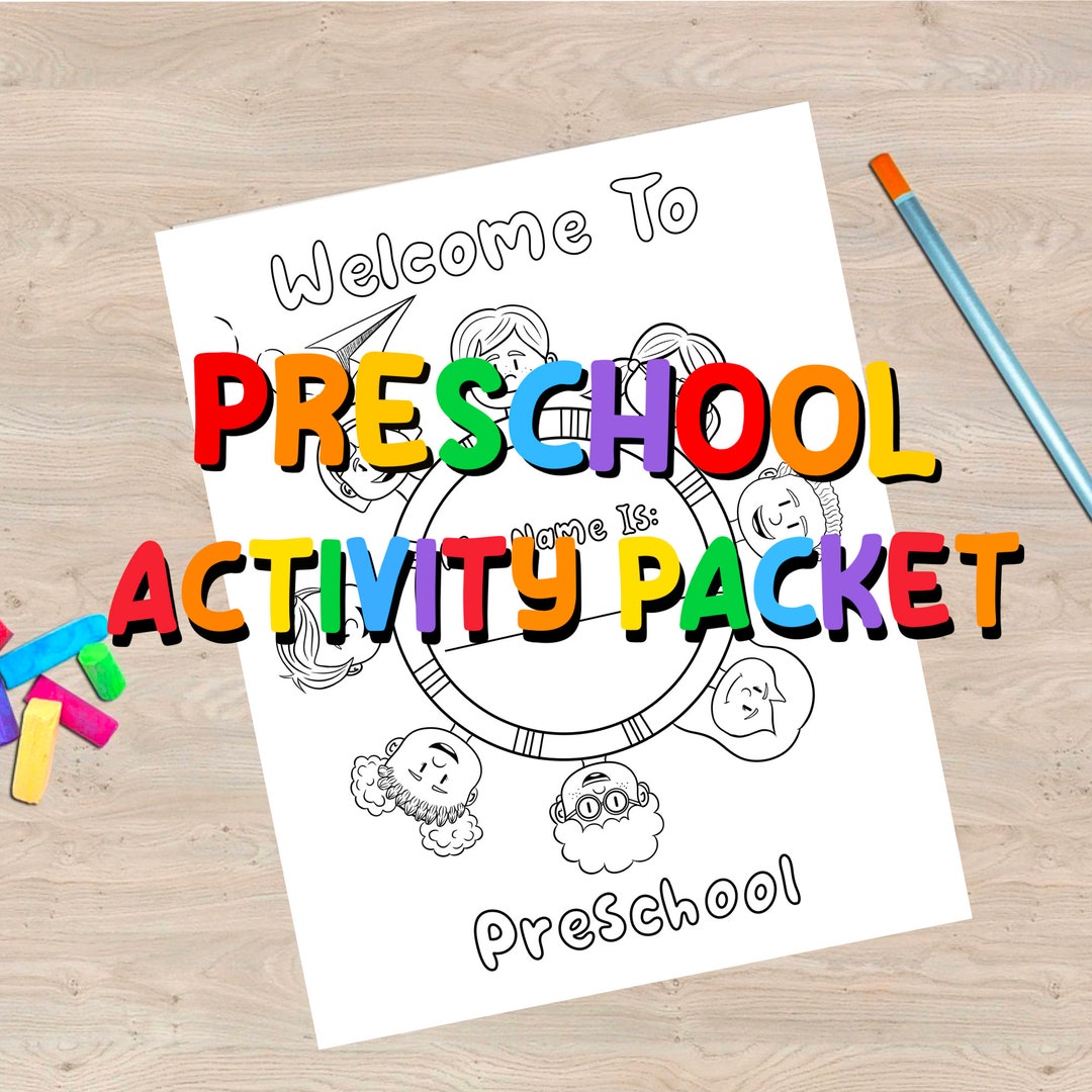 Preschool Activity Packet - Etsy