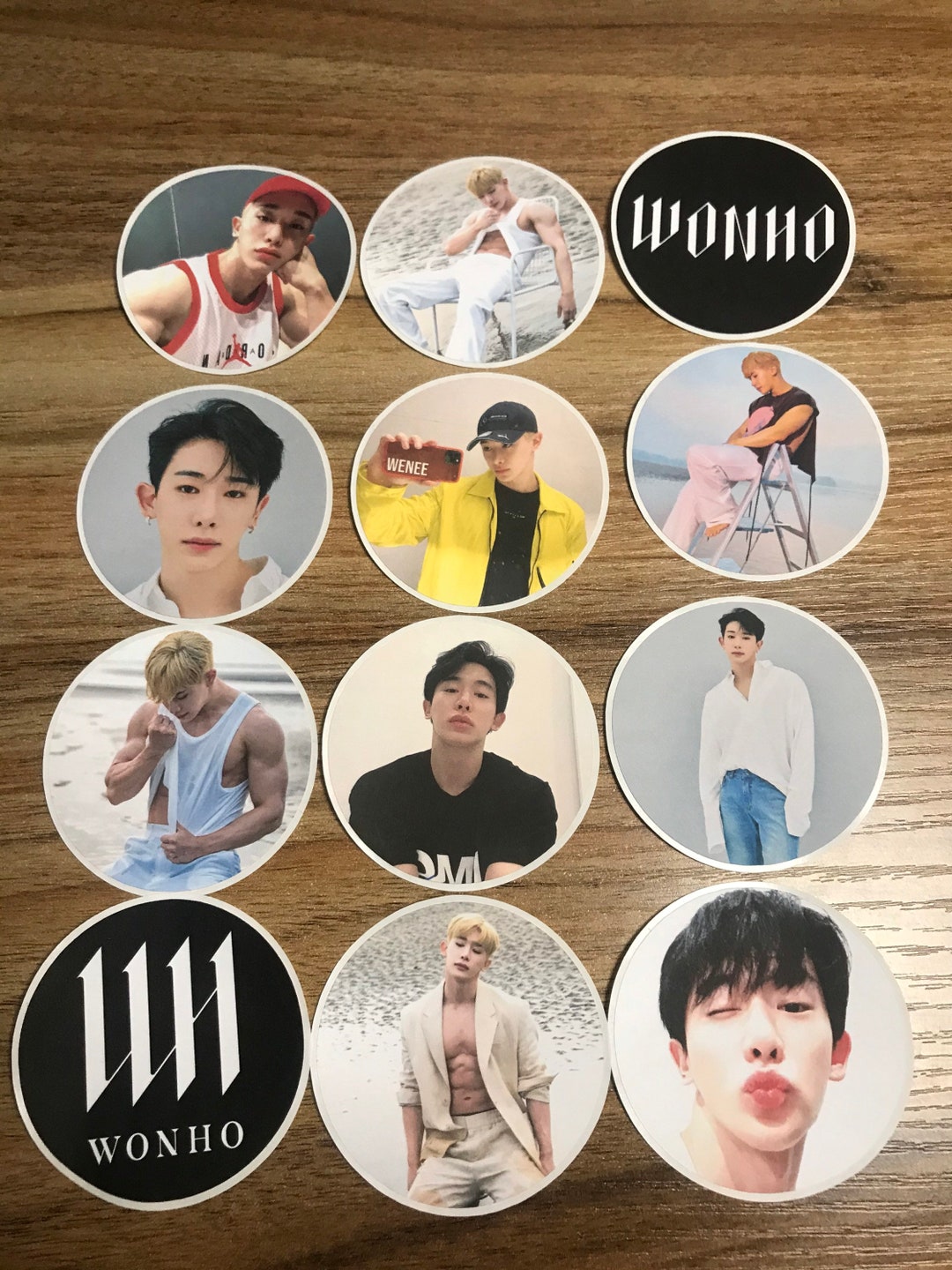 Wonho Sticker 12 Pack - Etsy