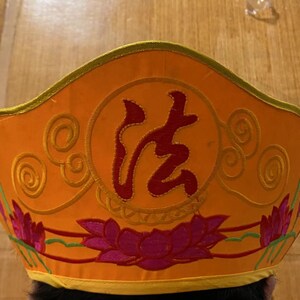 Tibetan Buddhist Ritual Crown Hat Nepal Sitting Buddha Cap,sakyamuni ...