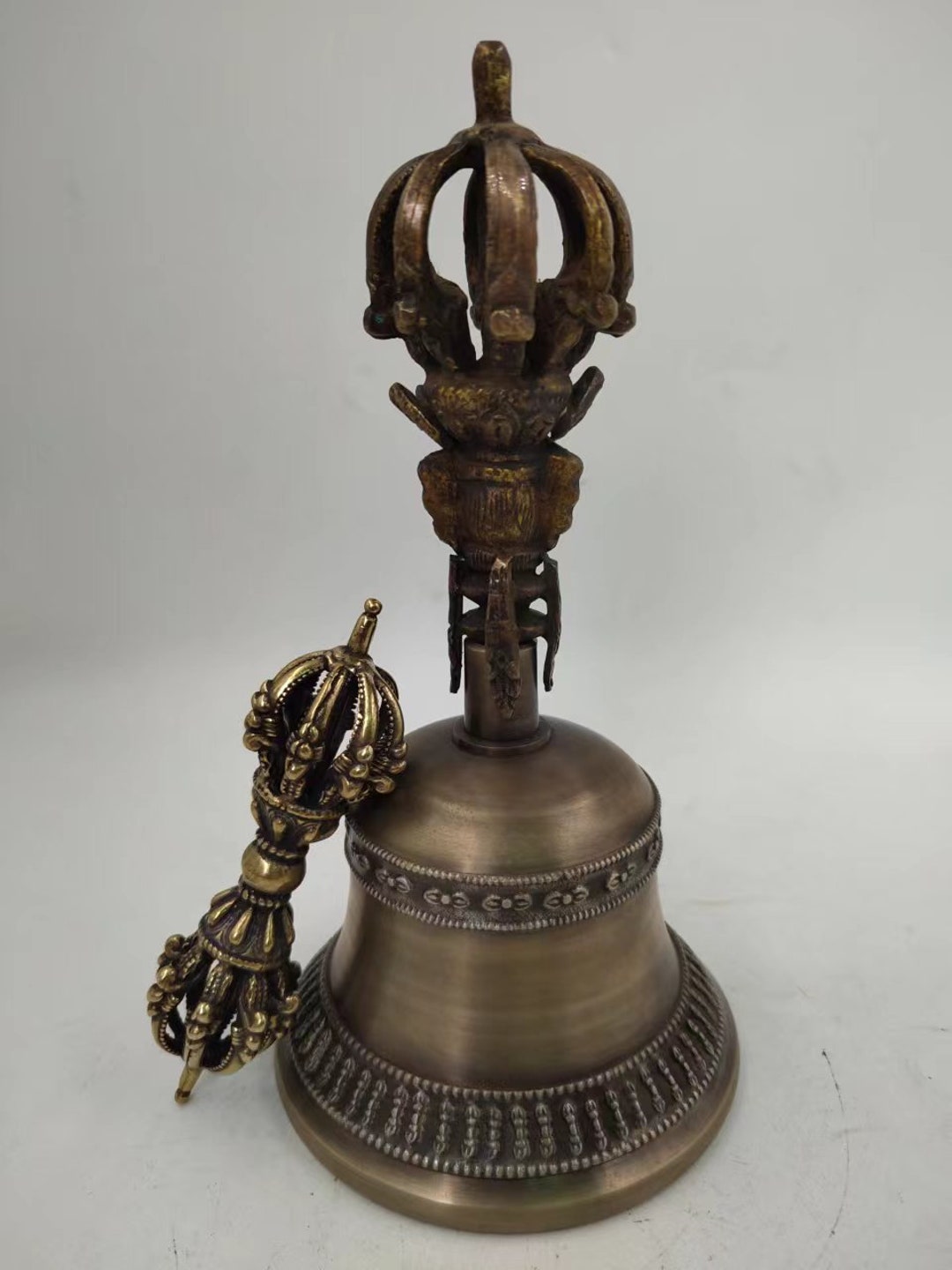 6.2tibetan Buddhist Meditation Bells Set Dorje - Etsy