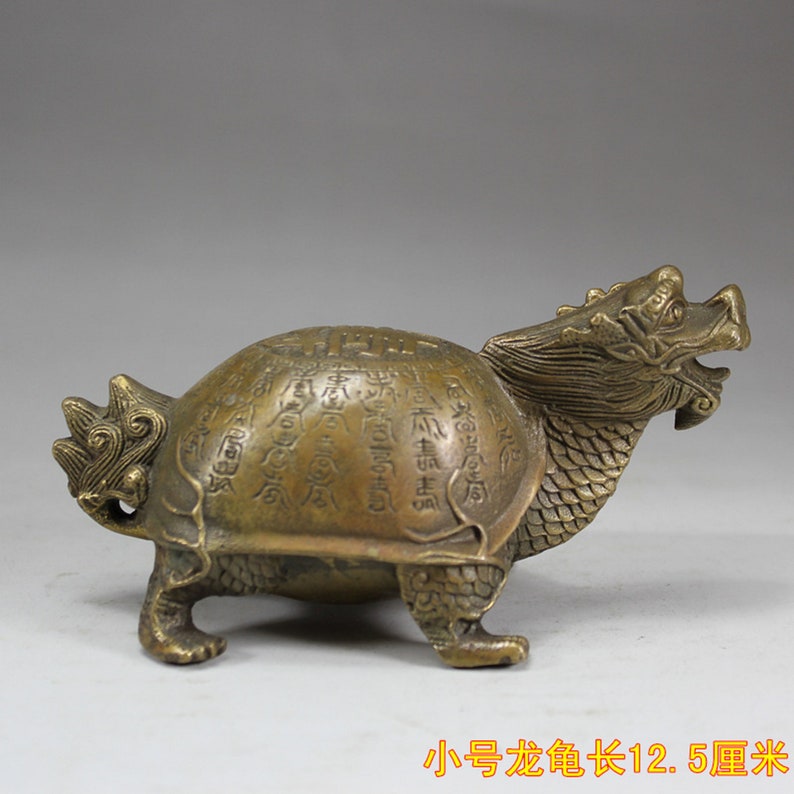 Folk China Bronze Copper Animals Dragon Bronze Statue | Etsy