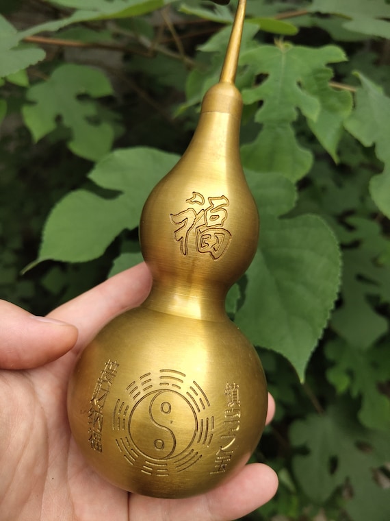 7inch China Bronze Brass Fengshui Auspicious Calabash Bottle - Etsy