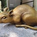 Bronze Rat Mouse Figurine, Gold Ingot Zodiac Feng Shui Animal, Huge ...
