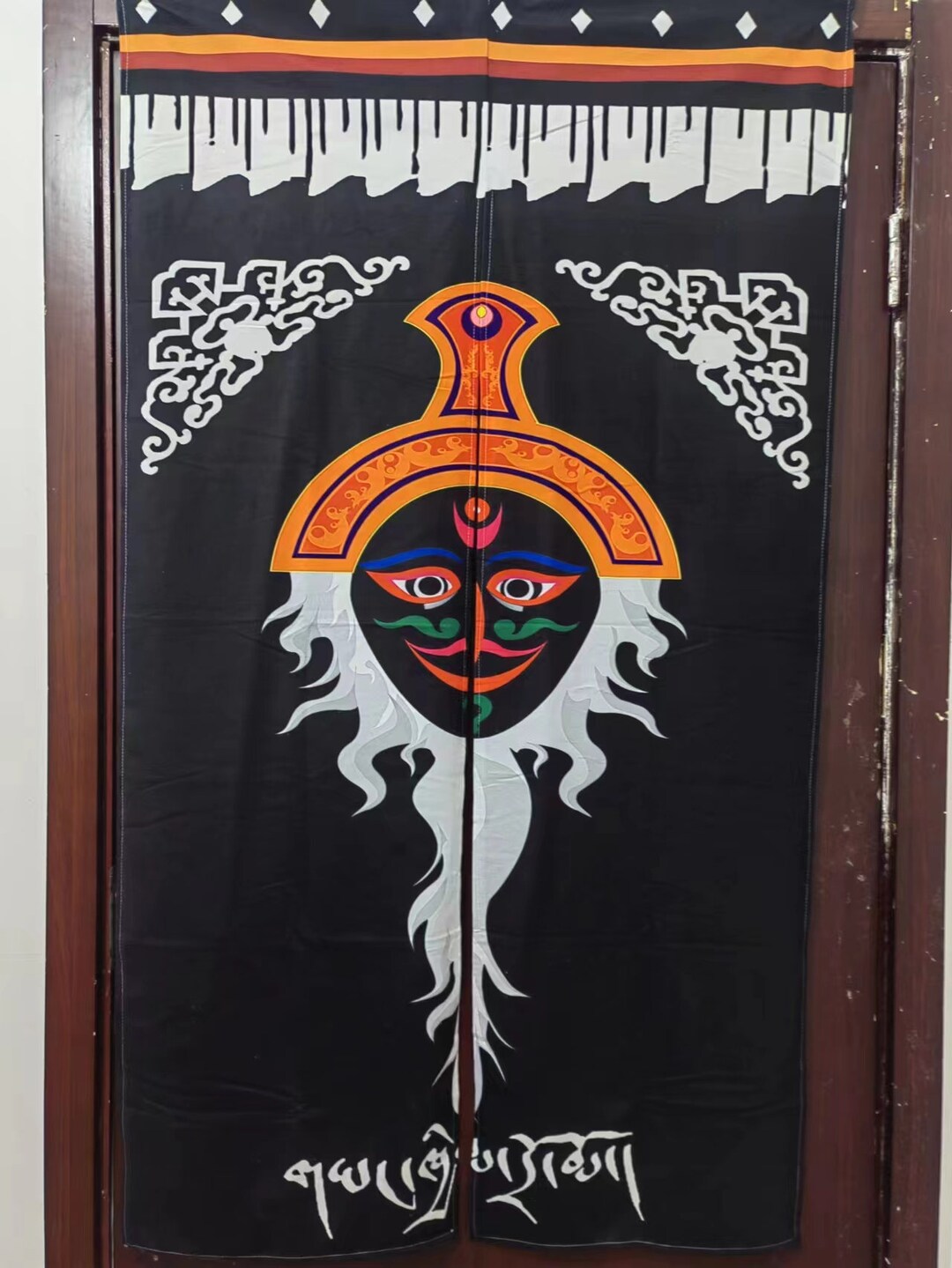 Nepal Tibetan Door Curtain Cloth Art Door Curtain Home Partition Door ...