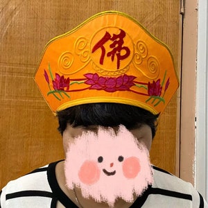 Tibetan Buddhist Ritual Crown Hat Nepal Sitting Buddha Cap,sakyamuni ...