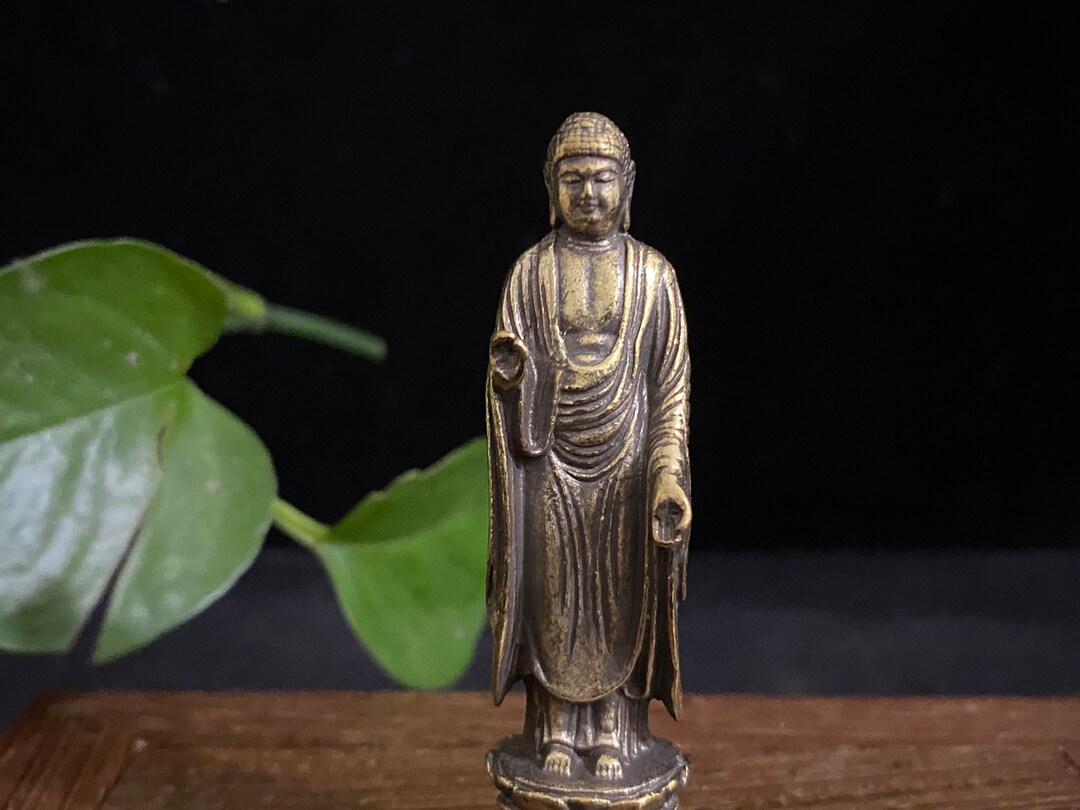 Thai Pocket Sized Amulet Buddha Statue, Bronze Buddha Sculpture ...
