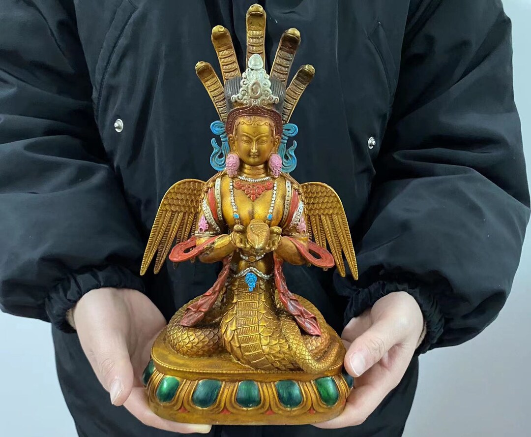 Tibetan Pure Copper Buddha Statue avalokitesvara Bodhisattva - Etsy