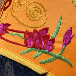 Tibetan Buddhist Ritual Crown Hat Nepal Sitting Buddha Cap,sakyamuni ...